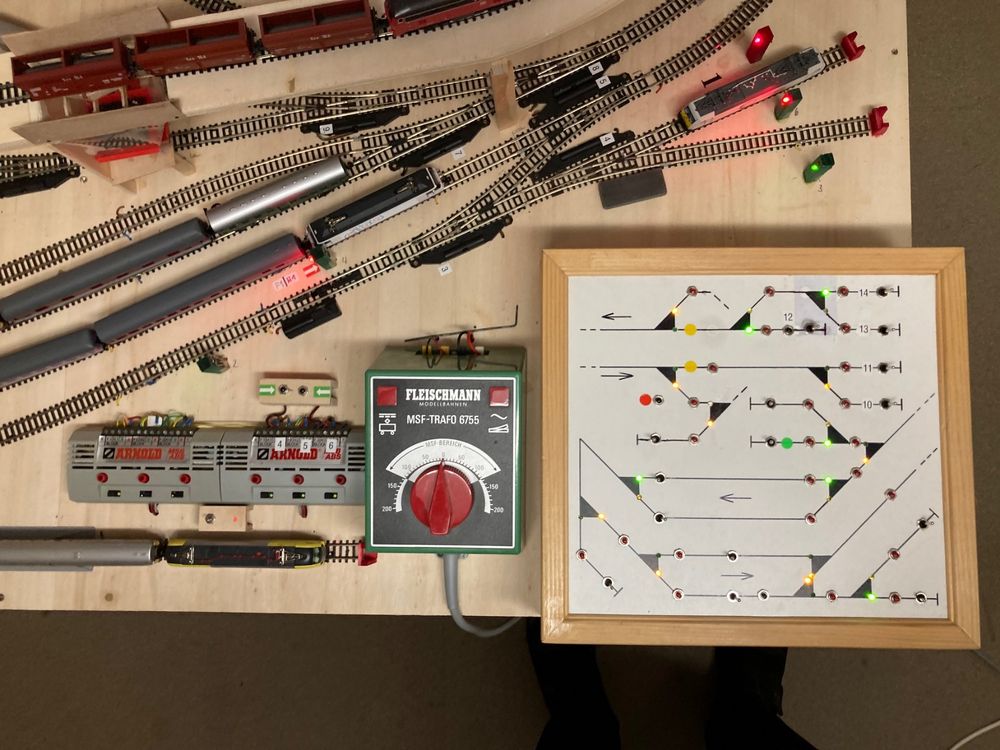 Modellbahnanlage Spur N, analog, mit Streckenblock (Gebraucht) in ...