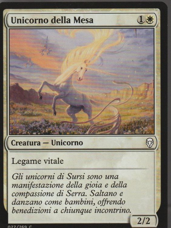 TCG Magic The Gathering MTG DOM 027 /269 Unicorno della Mesa | Kaufen auf Ricardo