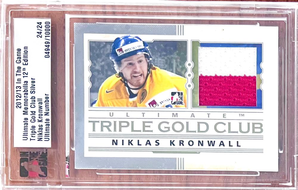 2012-13 ITG Ultimate Triple Gold Club, Niklas Kronwall /24 | Kaufen auf ...