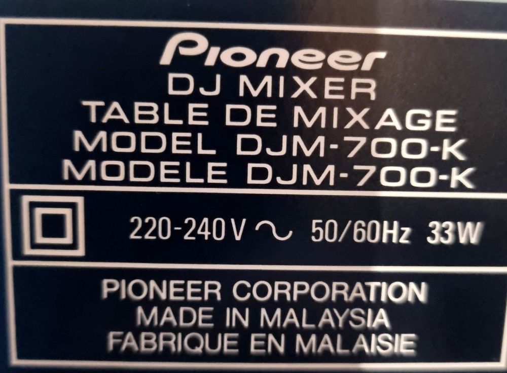 PIONEER DJM 700 K - DJ Mixer - DJM700 - DJM700K | Kaufen auf Ricardo