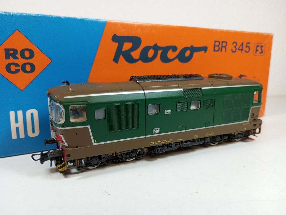 ROCO: 43445 Diesel-Lokomotive BR 345 der FS (Gebraucht) in Fontaines NE ...