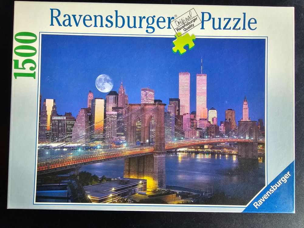 Ravensburger Puzzle 1500 Teile - Skyline von Manhatten (Gebraucht) in ...