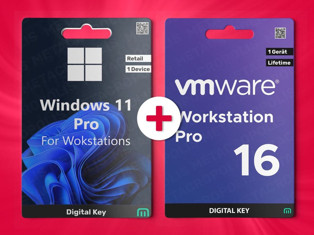 VMWARE Workstation Pro 16 + Windows 11 Pro for Workstations | Kaufen ...