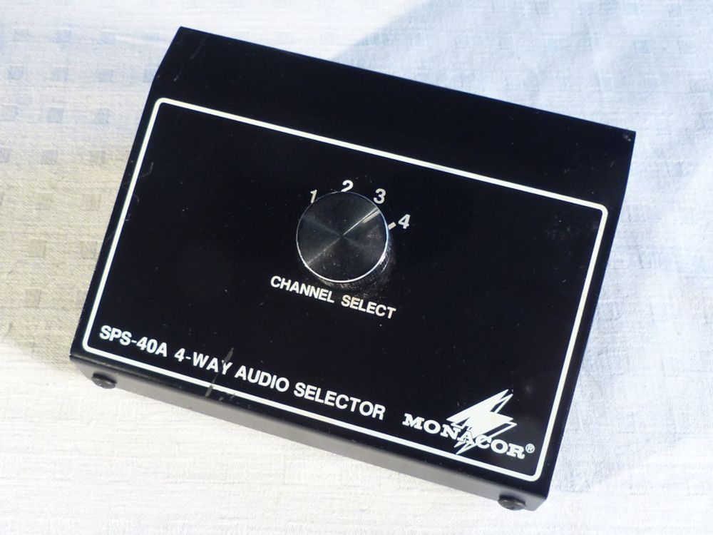 4 Weg Audio-Selector von Monacor | Kaufen auf Ricardo