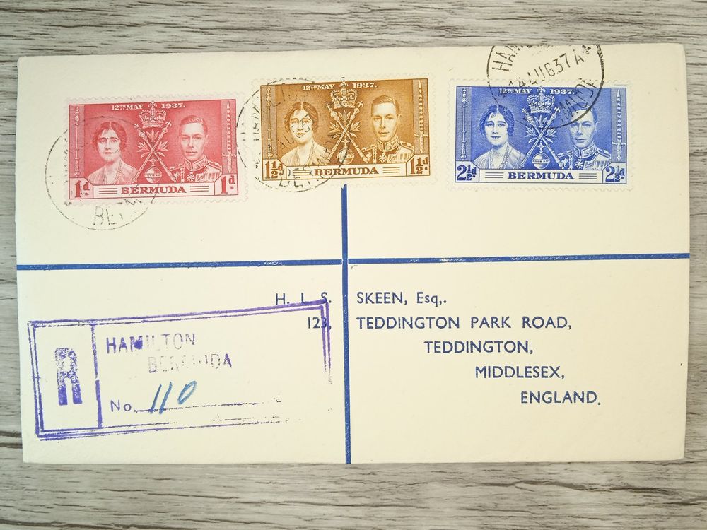 TR65 Enveloppe + Timbre Bermuda 1937 | Kaufen auf Ricardo