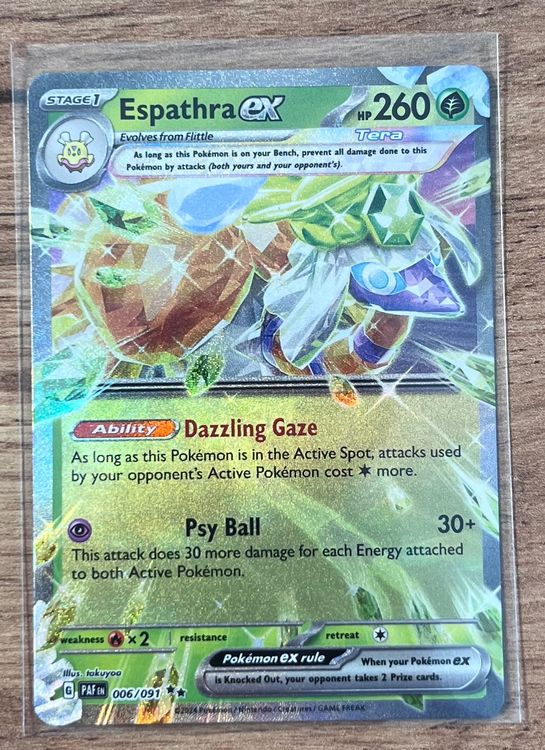 Espathra ex TERA Pokemon Paldean Fates PAF 6/091 | Kaufen auf Ricardo