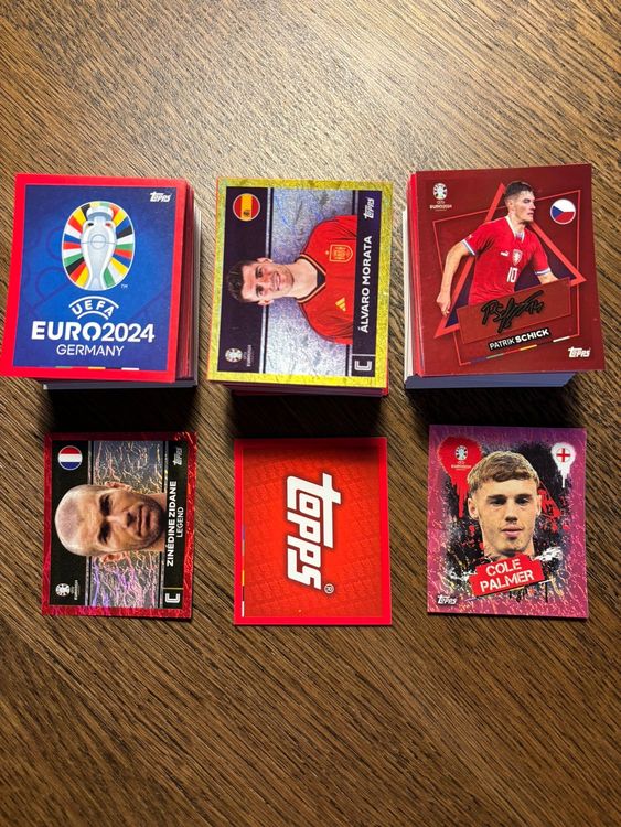 Ueber 700 EM Topps Sticker in Top Zustand - EURO 2024 | Kaufen auf Ricardo
