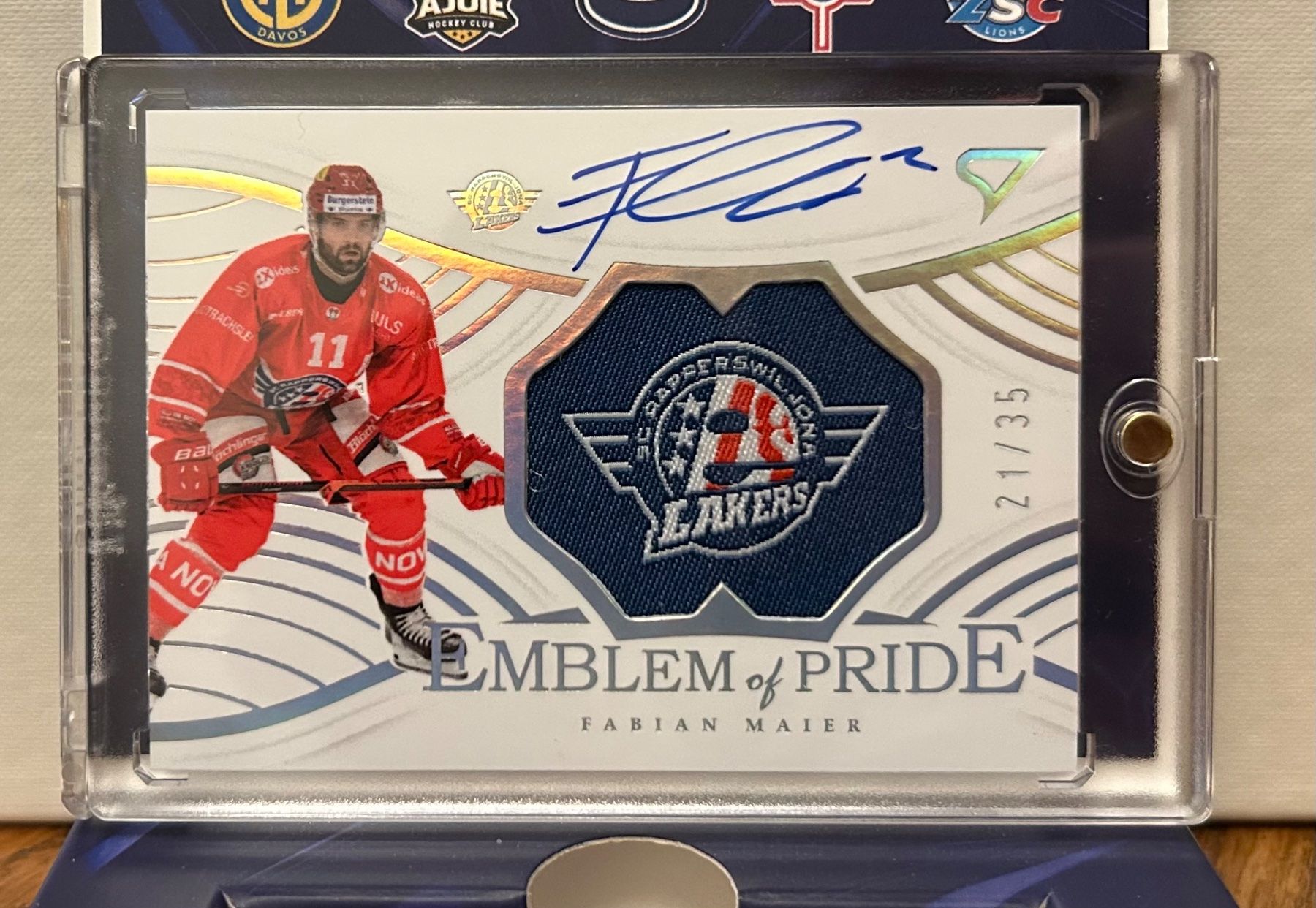 SC Rapperswil-Jona Emblem of Pride Fabian Maier 21/35 (Neu (gemäss ...