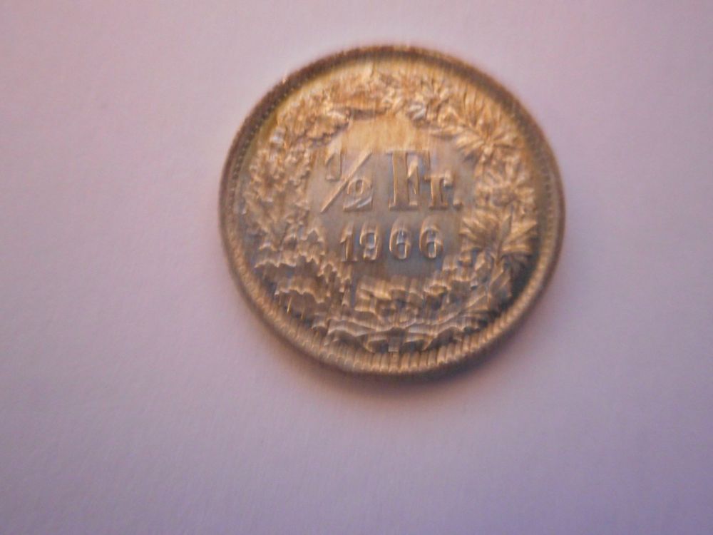 50 Rp. 1966 silber (Gebraucht) in Kriegstetten für CHF 1.7 – mit Lieferung auf Ricardo kaufen