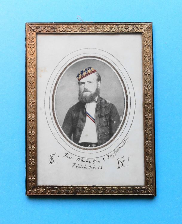 STUDENTIKA antike Foto, Zürich 1858, Paul Bleuler | Kaufen auf Ricardo