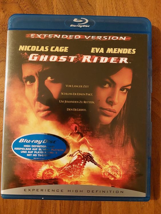 Blu Ray - Ghost Rider mit Nicolas Cage & Eva Mendez (Gebraucht) in Rheinfelden für CHF 4.5 – mit ...
