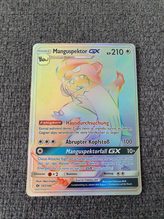 Pokemon - Manguspektor GX - 157/149 | Kaufen auf Ricardo