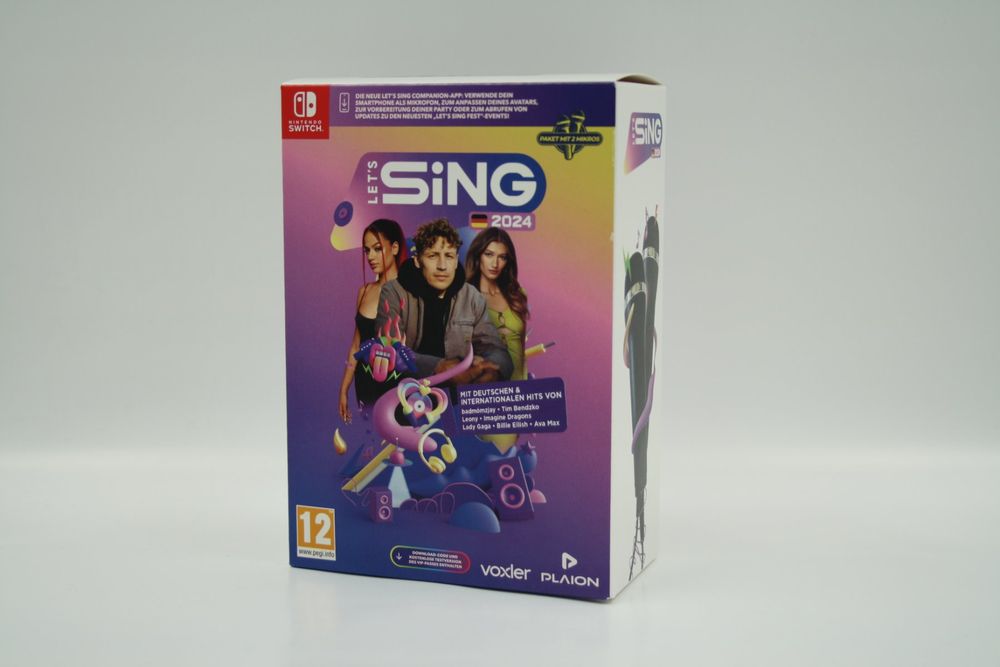 Nintendo Switch Let's Sing 2024 DE/Int./ 2 Mikros (17093) | Kaufen auf Ricardo