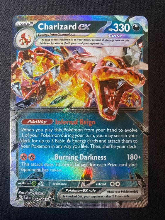 Charizard ex 54 - Glurak ex - Dracaufeu - Paldean Fates - EN | Kaufen ...