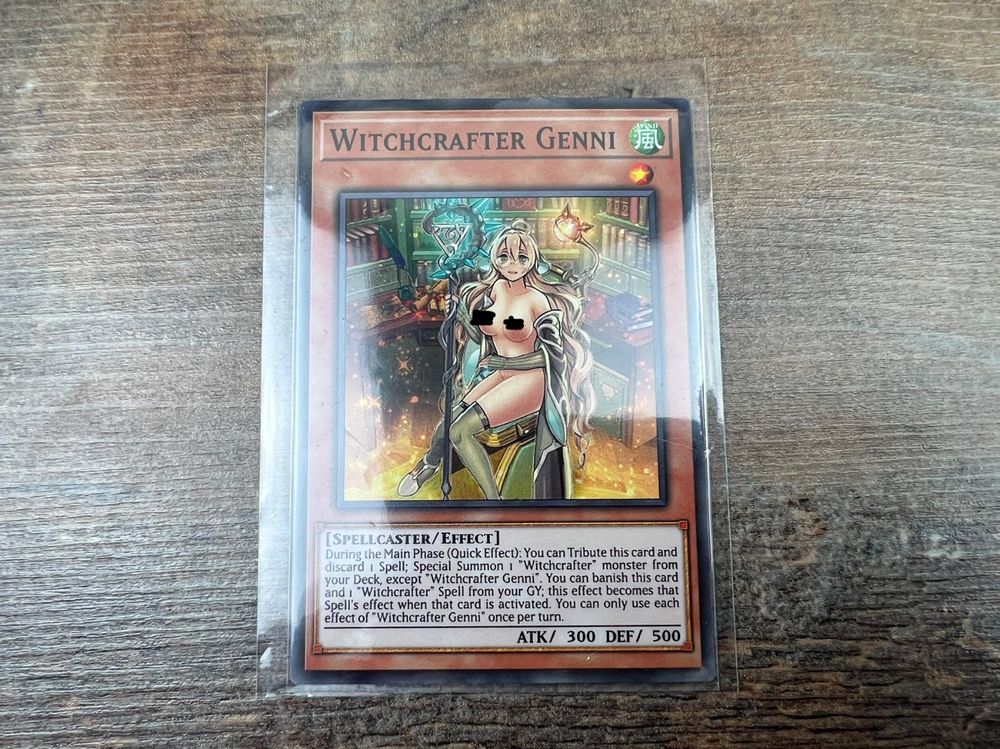 YuGiOh WITCHCRAFTER GENNI Sexy Fanmade Karte (Neuf (Voir description)) à Hallau pour CHF 12.9 ...