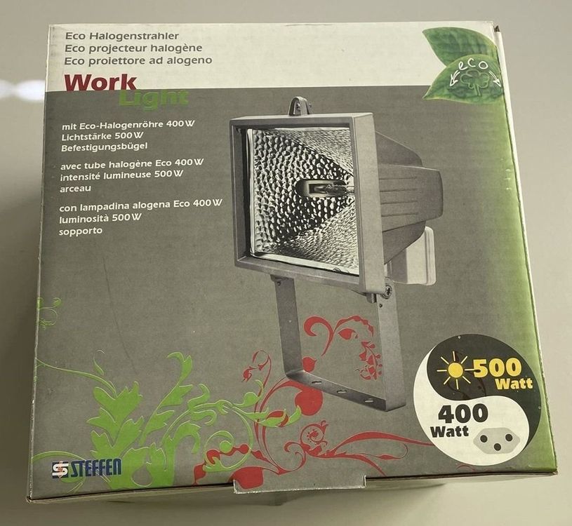 2 Stück Neu Eco Halogenstraler 500 Watt | Kaufen auf Ricardo