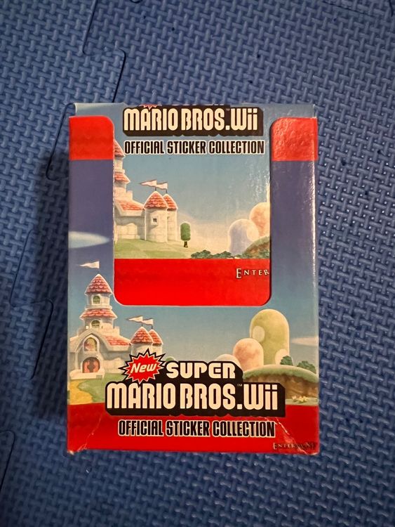 New Super Mario Bros. Wii Sticker Collection Display OVP (Neu (gemäss ...