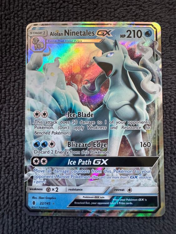 Pokemon Alolan Ninetales GX ENG | Kaufen auf Ricardo