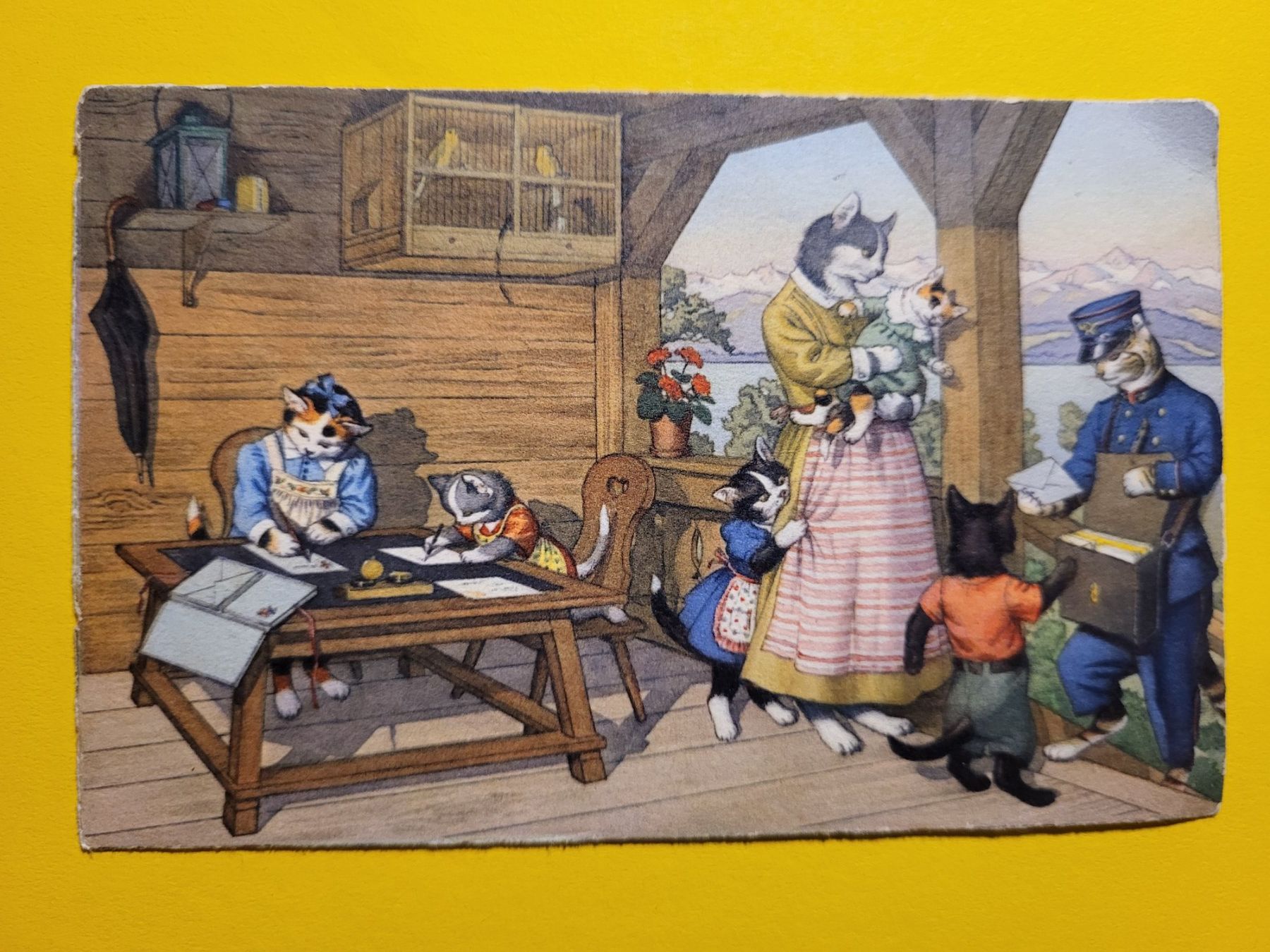 Katzen AK.4 Stk. Edition Max Künzli, gelaufen b) (Gebraucht) in ...