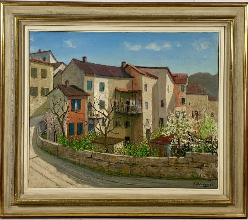 Gemälde mit Häuser Ansicht unleserlich Signiert (Gebraucht) in Root für CHF 15 – mit Lieferung ...