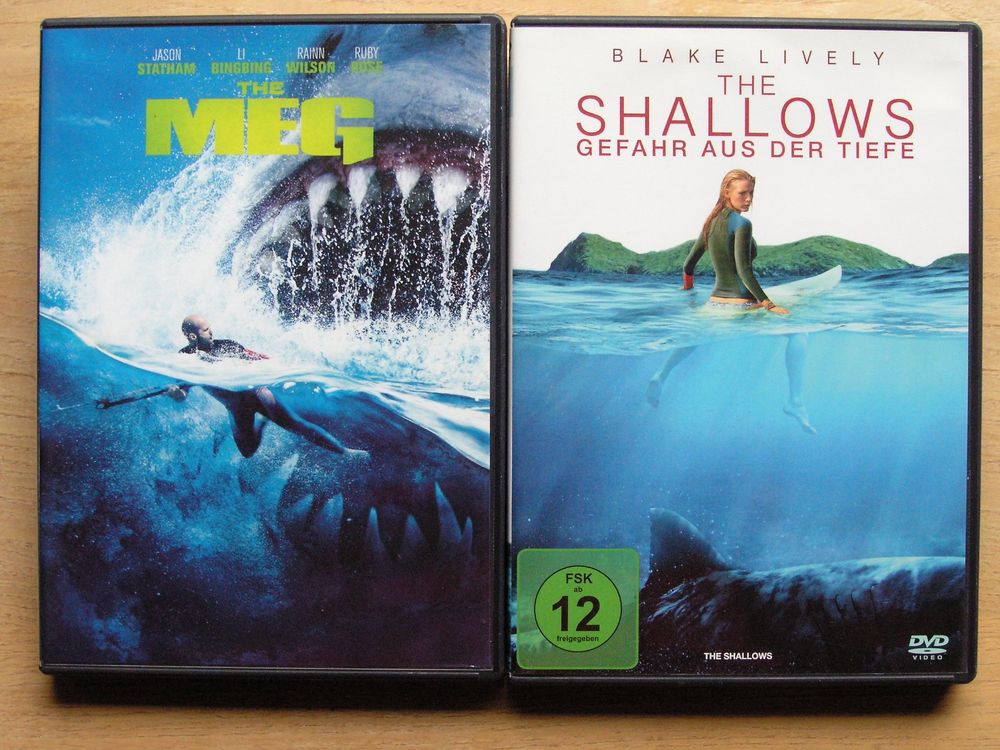 MEG & The Shallows - Gefahr aus der Tiefe (2016) 2 DVD Set (Gebraucht) in Zuzwil SG für CHF 9.5 ...