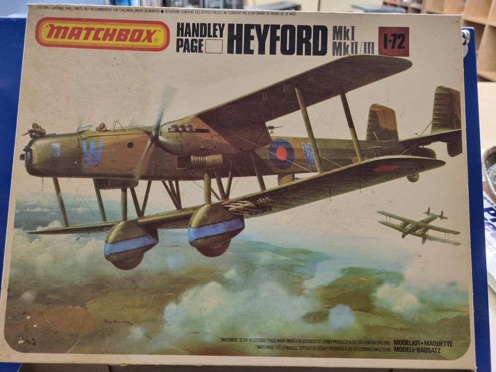 Handley Page Heyford Matchbox 1:72 (Neuf avec emballage d'origine) à ...