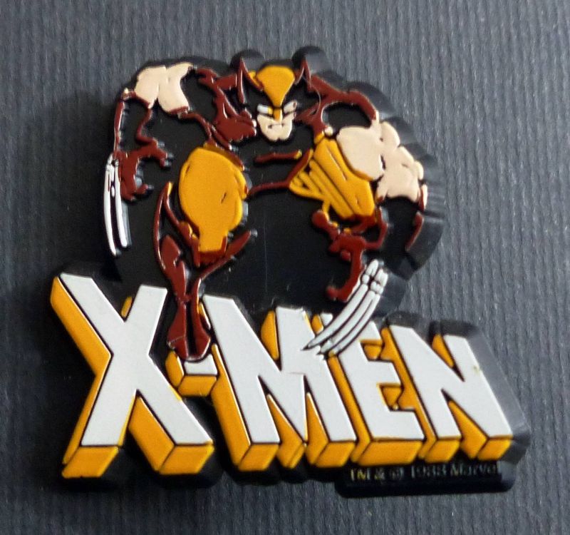 WOLVERINE X-MEN LAPEL PIN BADGE NEVER USED MARVEL MCU 1988 (Neu (gemäss ...