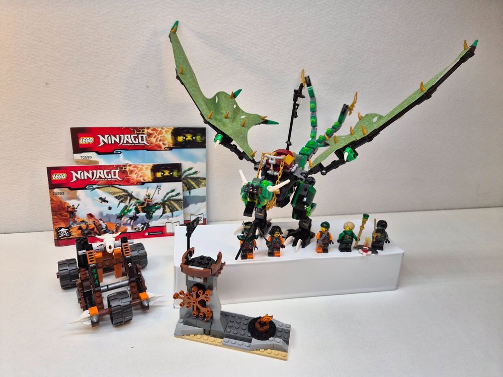 Lego Set Ninjago 70593 Green NRG Drago, Jahr 2016 komplett (Gebraucht ...