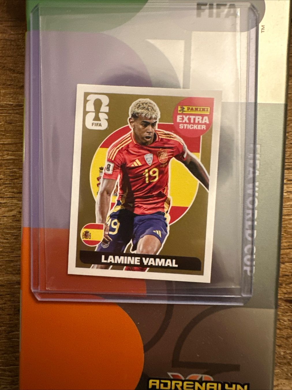 Panini Fifa world cup 2026 lamine Yamal extra stickers Gold (Neuf avec ...