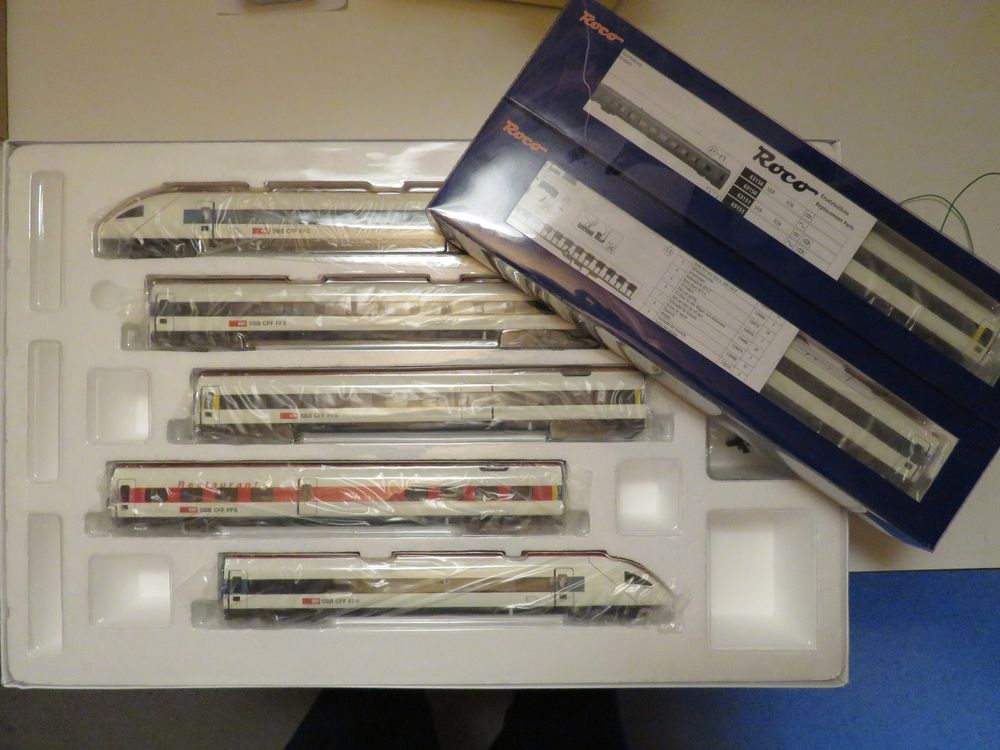 Roco, AC, RABDe500ICE, Graf Zepelin + Wagenset SBB, 2teilig (Gebraucht ...