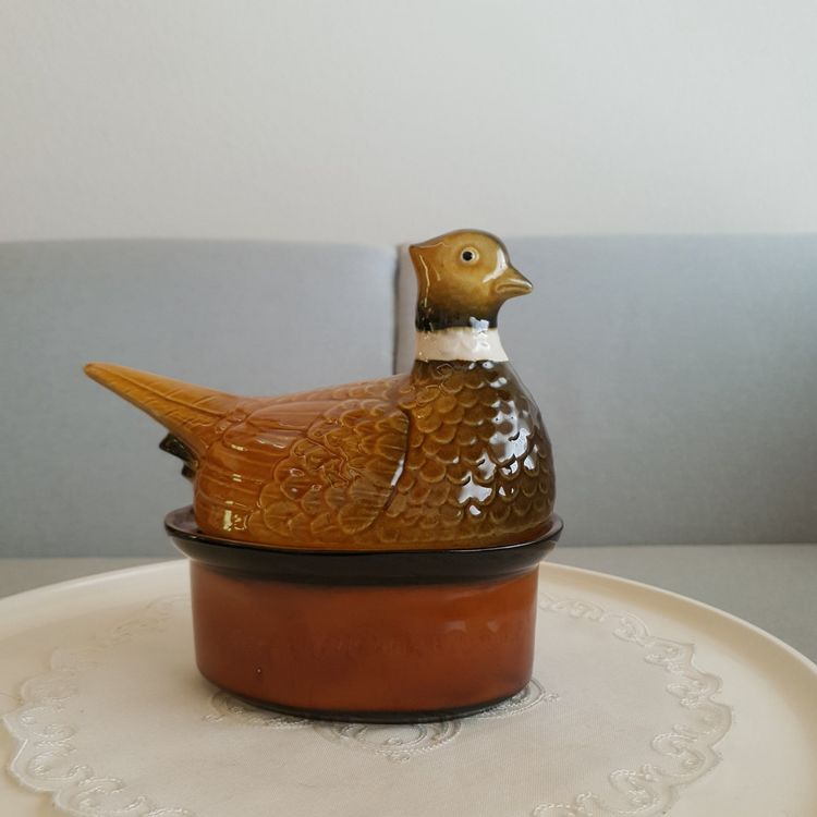 50er Jahre Portugal "Sigma" Terrine aus Keramik Form Fasan (Gebraucht ...