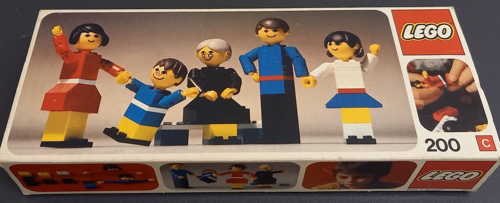 ÄLTERES *LEGO 200 - FIGUREN - SET* 25 X 10 X 4.5CM/VOLLST.? | Comprare ...