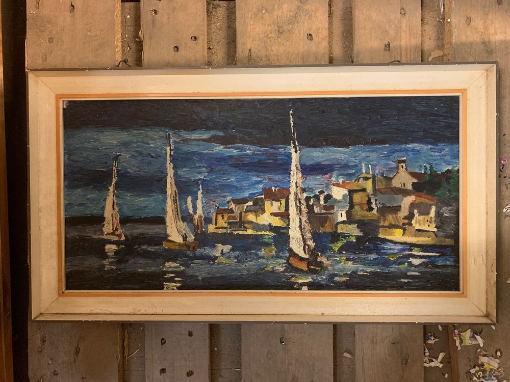 Bild Schiffe 69x38cm | Kaufen auf Ricardo