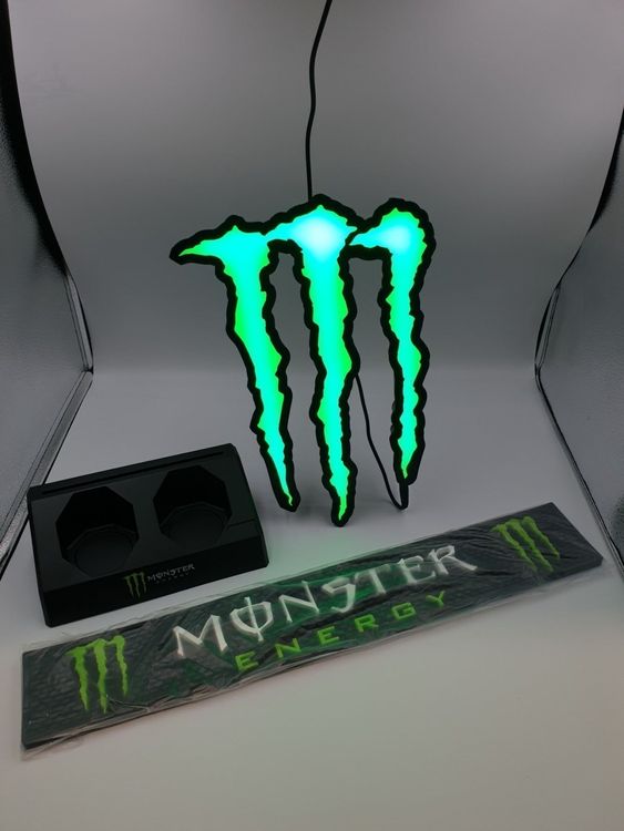 Monster Energy LED Wandlicht | Kaufen auf Ricardo