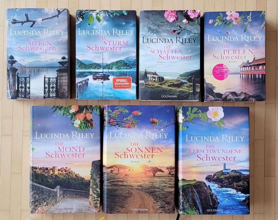 Lucinda Riley: Die 7 Schwestern - Set mit allen 7 Büchern (Gebraucht ...
