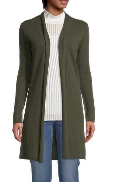 MAX TONSO - Kashmirjacke - olivgrün - Gr. L - wie NEU (Neu (gemäss ...