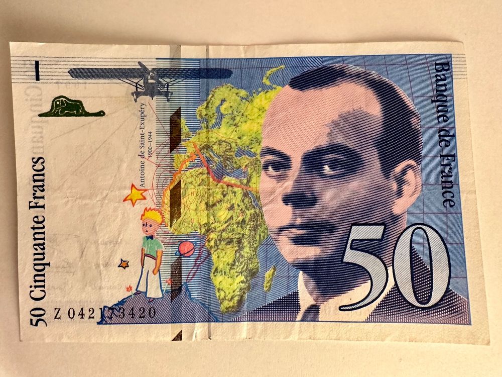 Französische 50 Francs Note 1997, Gebraucht (Gebraucht) in Luzern für ...