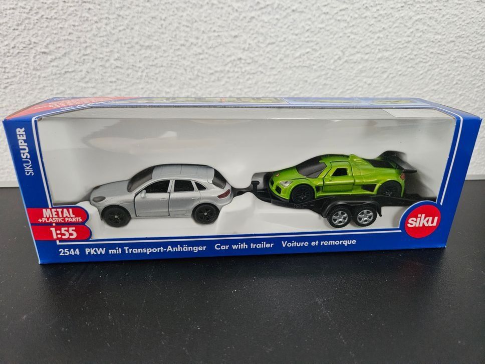 Neu - Siku - 2544 - PKW mit Transport-Anhänger | Kaufen auf Ricardo
