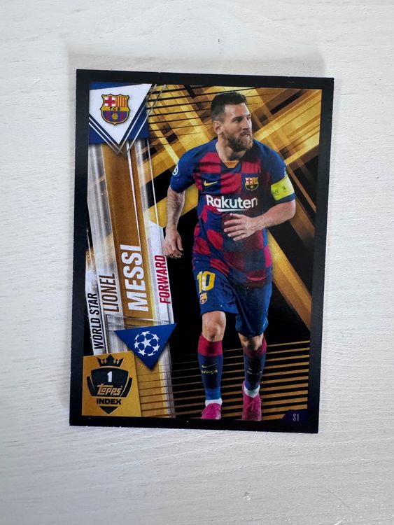 1 x Topps Match Attax Trading Card -Lionel Messi (Barcelona) | Kaufen ...