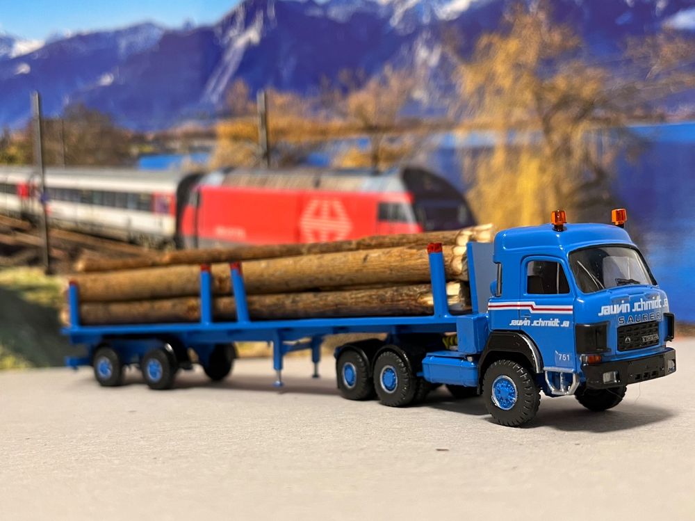 SAURER 5DF 6x4 Sauvain Schmidt SA Roskopf 1:87 Spur H0 (Gebraucht) in ...