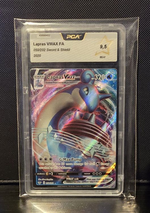 Carte Pokémon Lapras VMAX FA 9.5 PCA | Kaufen auf Ricardo