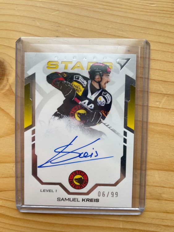 Sportzoo Samuel Kreis signed stars SCB Bern (Gebraucht) in Vuadens für ...