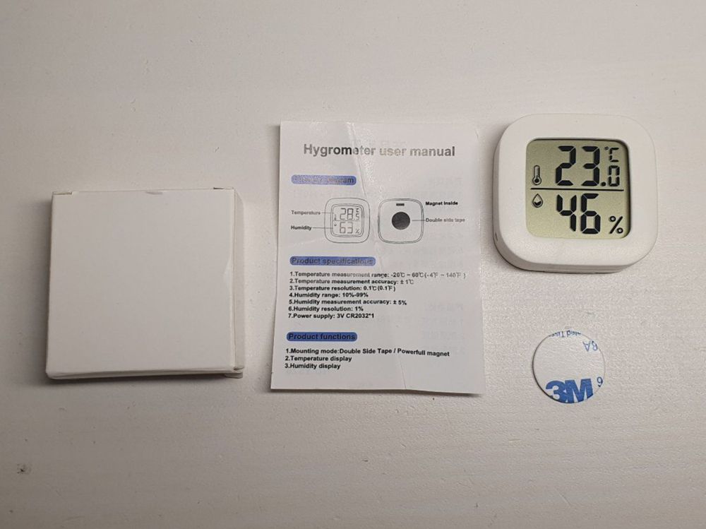 Digitales Thermo-Hygrometer, magnetisch | Kaufen auf Ricardo