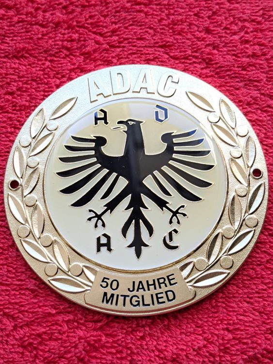 Vintage ADAC Auto Badge Emblem Wappen Oldtimer unbenutzt (Gebraucht) in ...