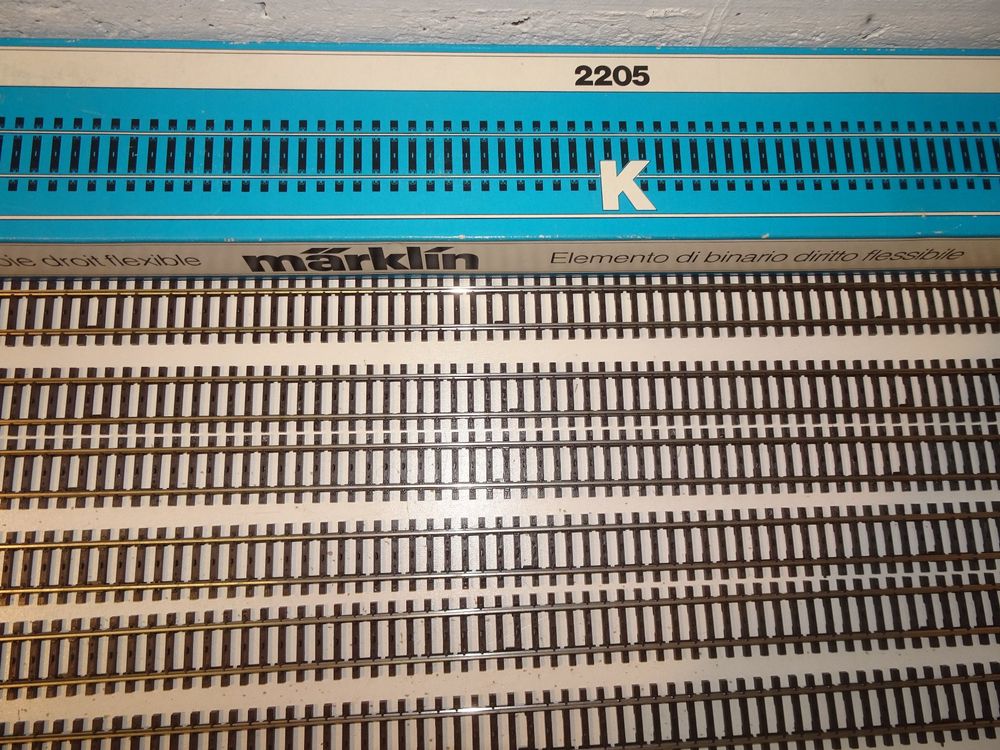 10 Märklin K-Gleis Schiene Flexschienen HO 2205 (4) (Neu (gemäss ...