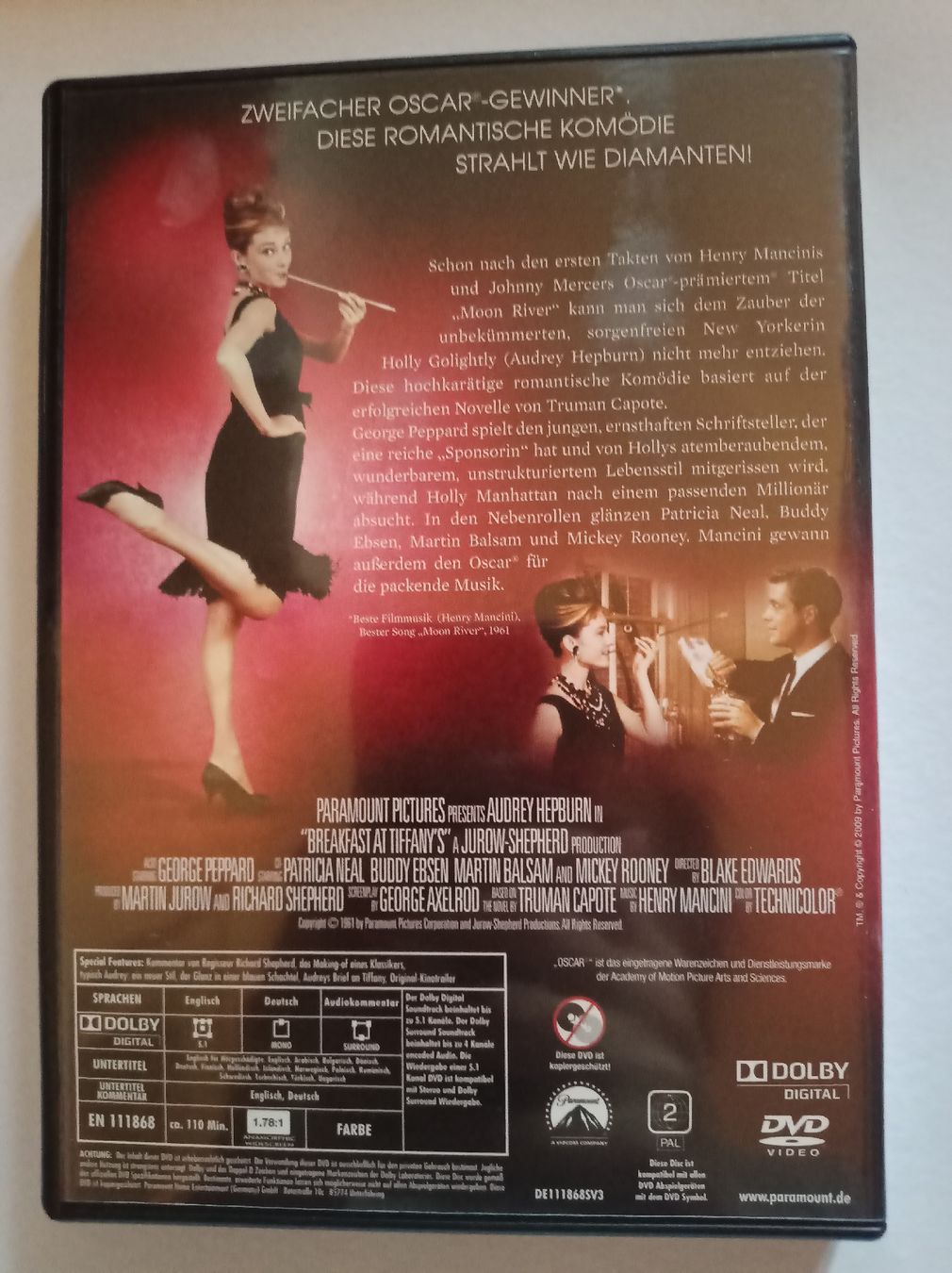 Frühstück bei Tiffany - Anniversary Edition DVD wie neu (Gebraucht) in ...