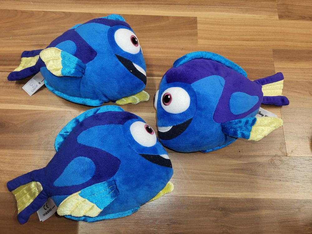 3 Plüsch Dory findet Nemo K3 (Gebraucht) in Spiegel b. Bern für CHF 10 ...