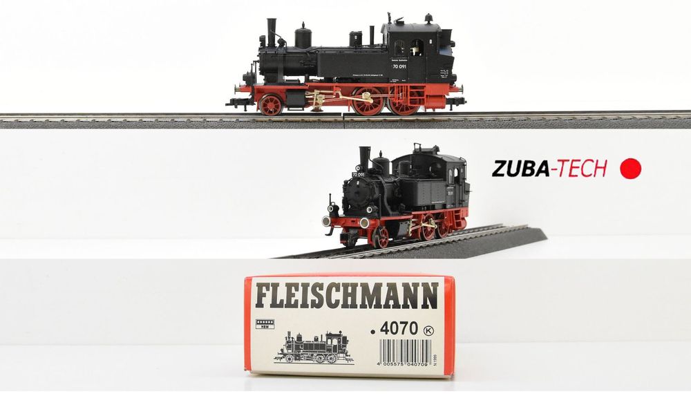 Fleischmann 4070 Dampflok BR 70 DB H0 GS Analog mit OVP (Neu (gemäss ...