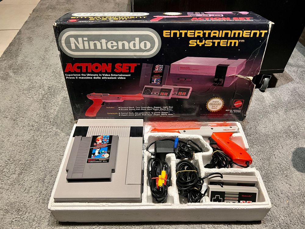 Console Nintendo NES Action set, emballage OVP (D'occasion) à Murist ...