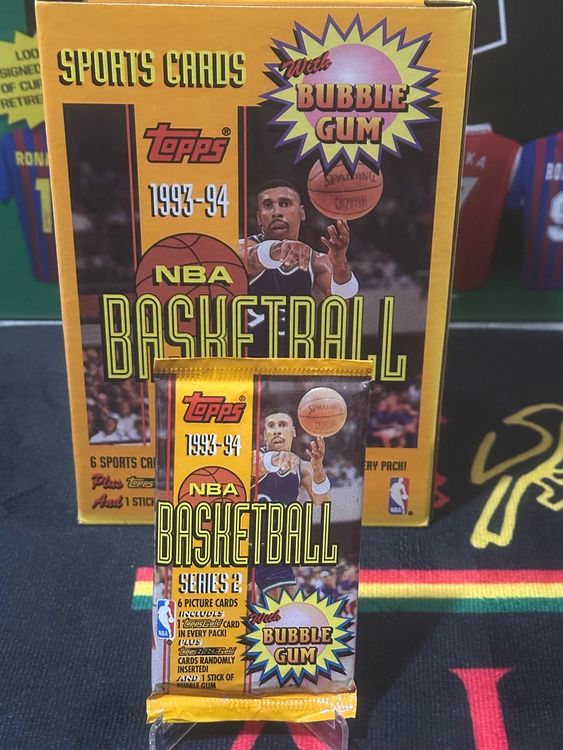 🔥 1993/94 Topps NBA Basketball Series 2 Pack – Jordan? PSA (Neu und ...